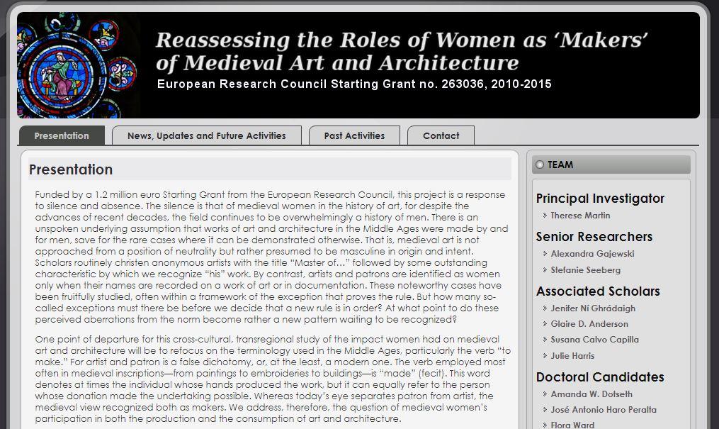 Reassessing the Roles of Women as 'Makers' of Medieval Art and ...